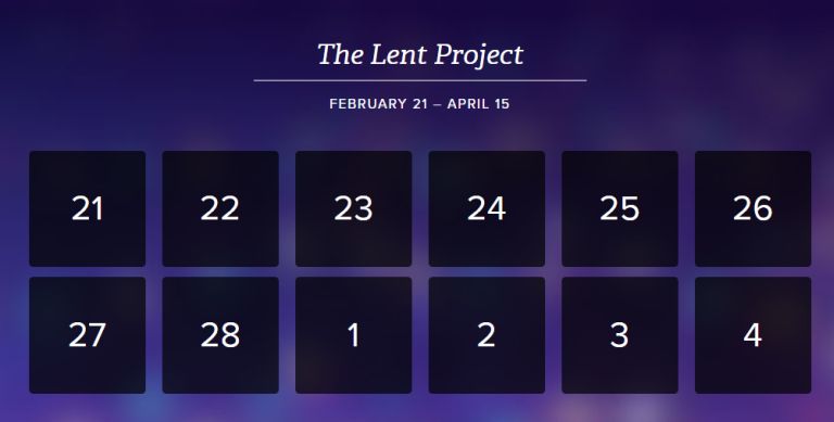 Lent Resources – Argyle Road Baptist Church